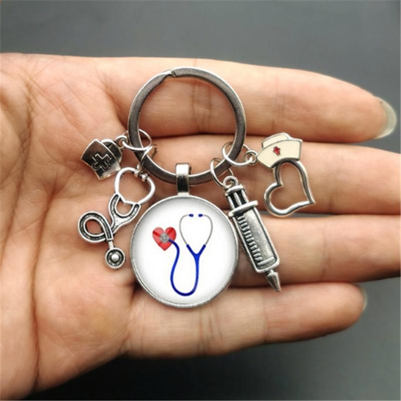 💰Cumpără 1Pc Nurse Medical Seringă de sticlă Cabochon și de sticlă Dome ...