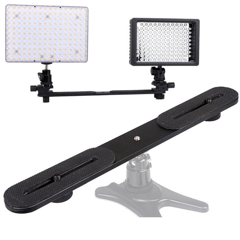Buy Dual Camera Flash Bracket-Hot Shoe Flashgun Arm Digital Mount ...