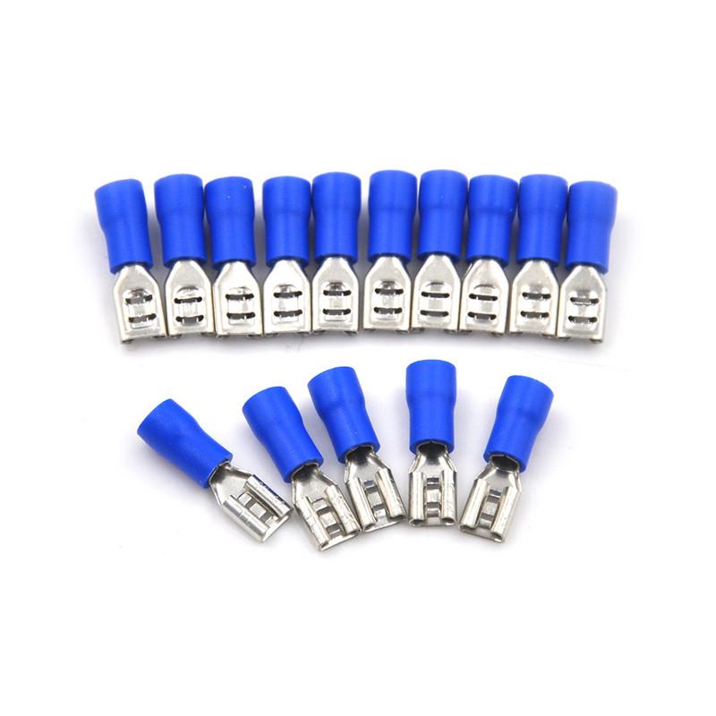 20Pcs 0.187" 4.8Mm Crimp Terminal Terminator Female Spade Connector ...