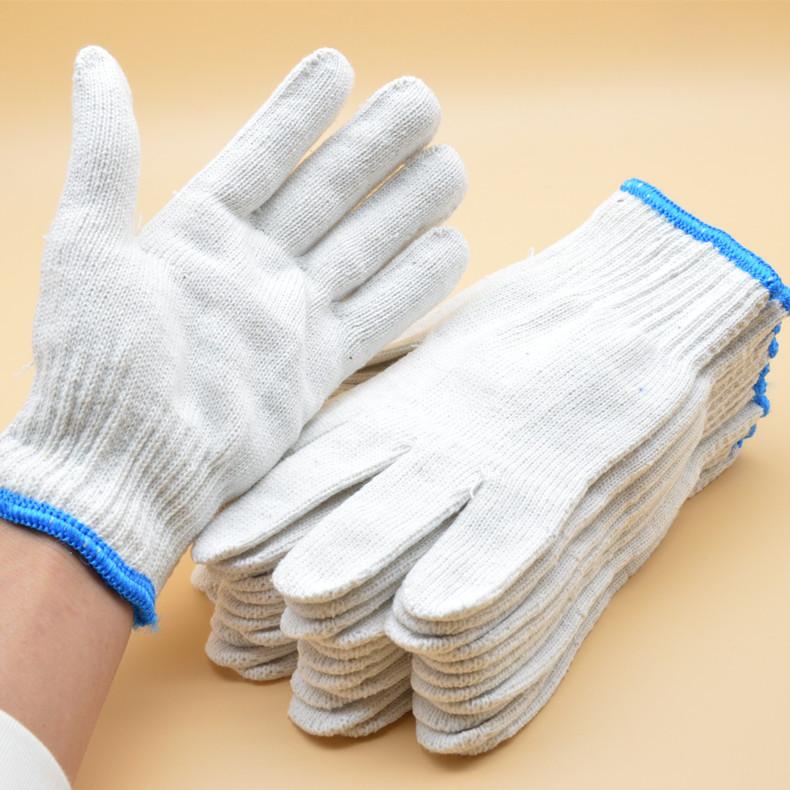 Buy Labor Protection Gloves Cotton Yarn Gloves Thickened Knitted Gloves ...