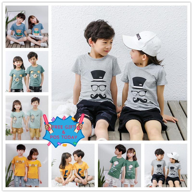 Buy Baby & Kids T-shirt Unisex Summer Cotton Loose Grey Grey Magician ...
