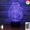 Buy Anime Hatsune Miku Led Night Light Acrylic Led Night Light for Kids ...