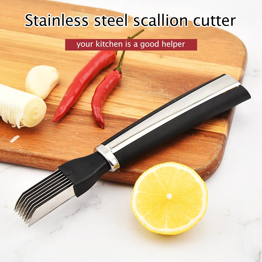Cheap Multifunctional Stainless Steel Shallot Knife Slicer Cutter ...