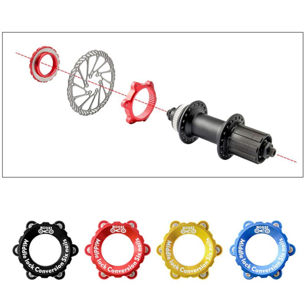 Buy Disc Bike Centerlock To 6-Hole Adapter Bike Hub Center Lock ...