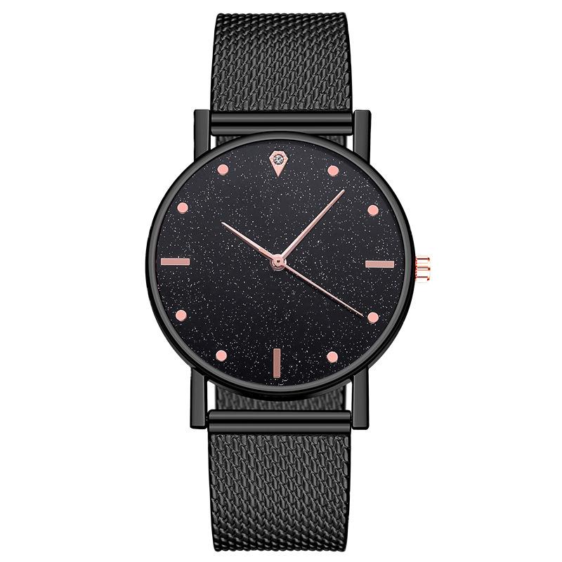 Buy Starry Sky Ladies Watch Silicone Mesh Band Watch Ladies Fashion ...