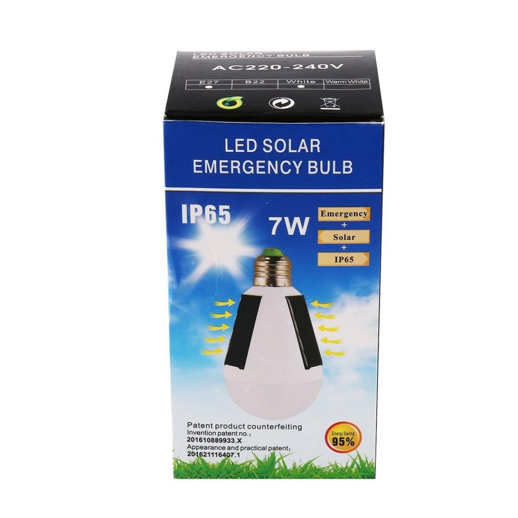 Buy SX Waterproof IP67 Outdoor Solar Emergency Light 7W E27 Energy ...