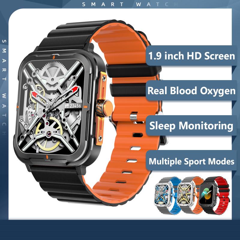 Satın alın NFC Akıllı Saat Erkekler Bluetooth Arama Smartwatch Su ...