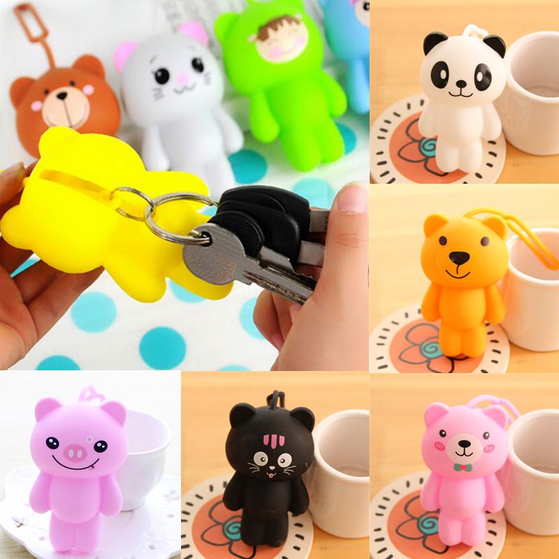 1PC Silicone Key bag Cute Cartoon Simple Portable Key Case Unisex ...