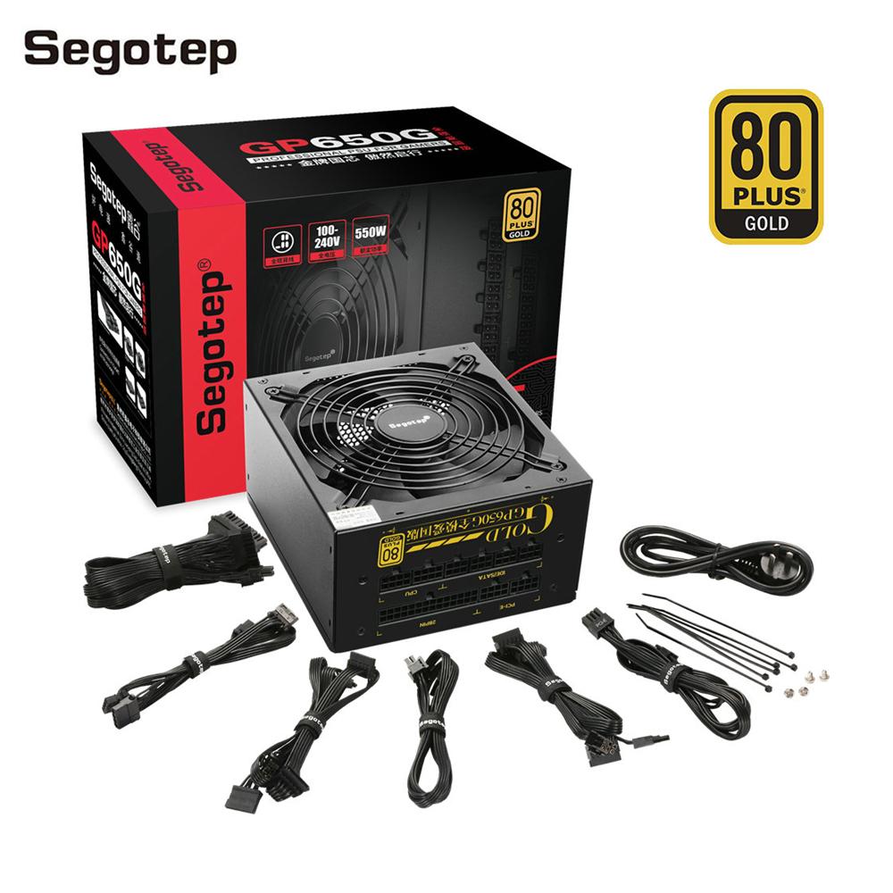 Segotep GP650 550W Full Modular Power Supply 80 Plus Standard PSU ATX ...