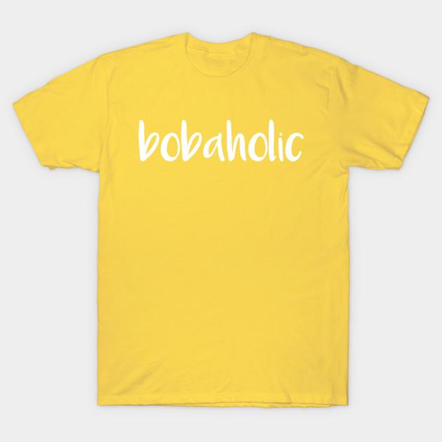 Buy Unisex Fashion TShirt Boba Design Bobaholic Print Plus Size XS-6XL ...