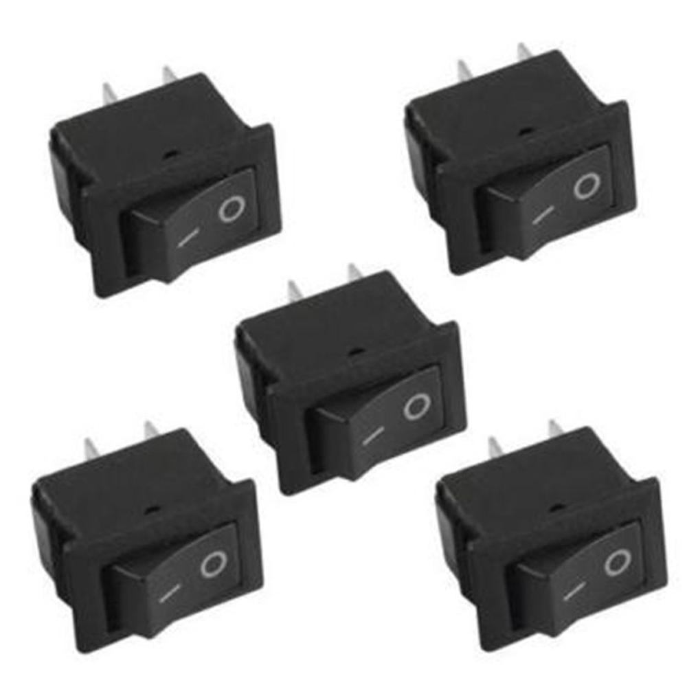 Buy 5Pcs Black Mini Rocker Switch 10x15mm Convenient Power Switch at ...