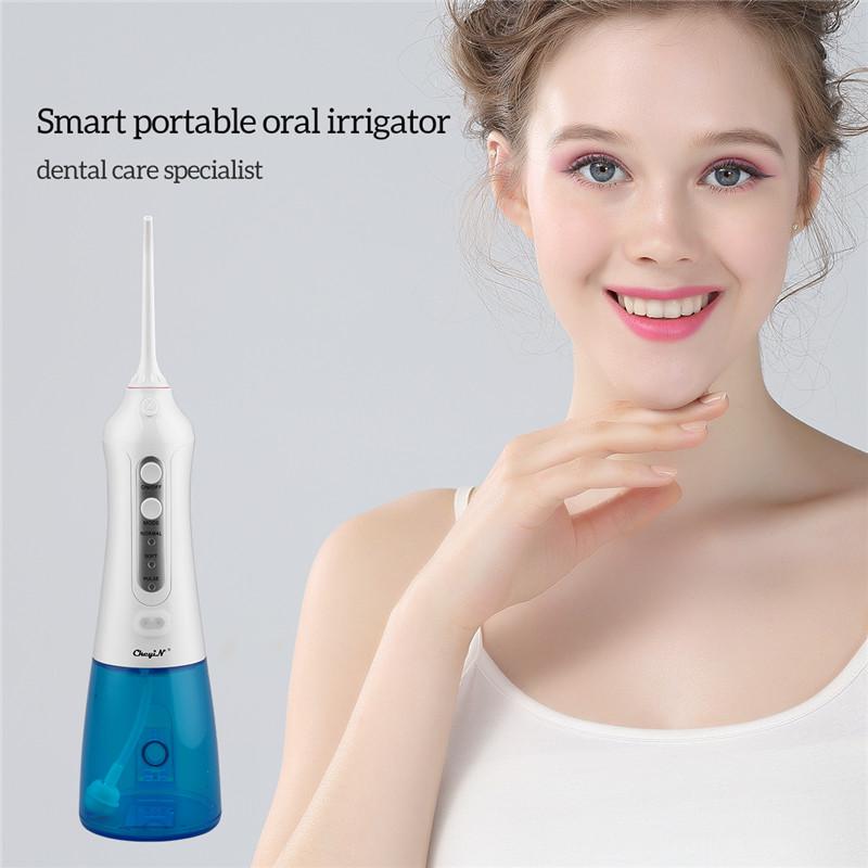 Buy Smart Oral Irrigator Water Flosser Professional Rechargeable Dental ...