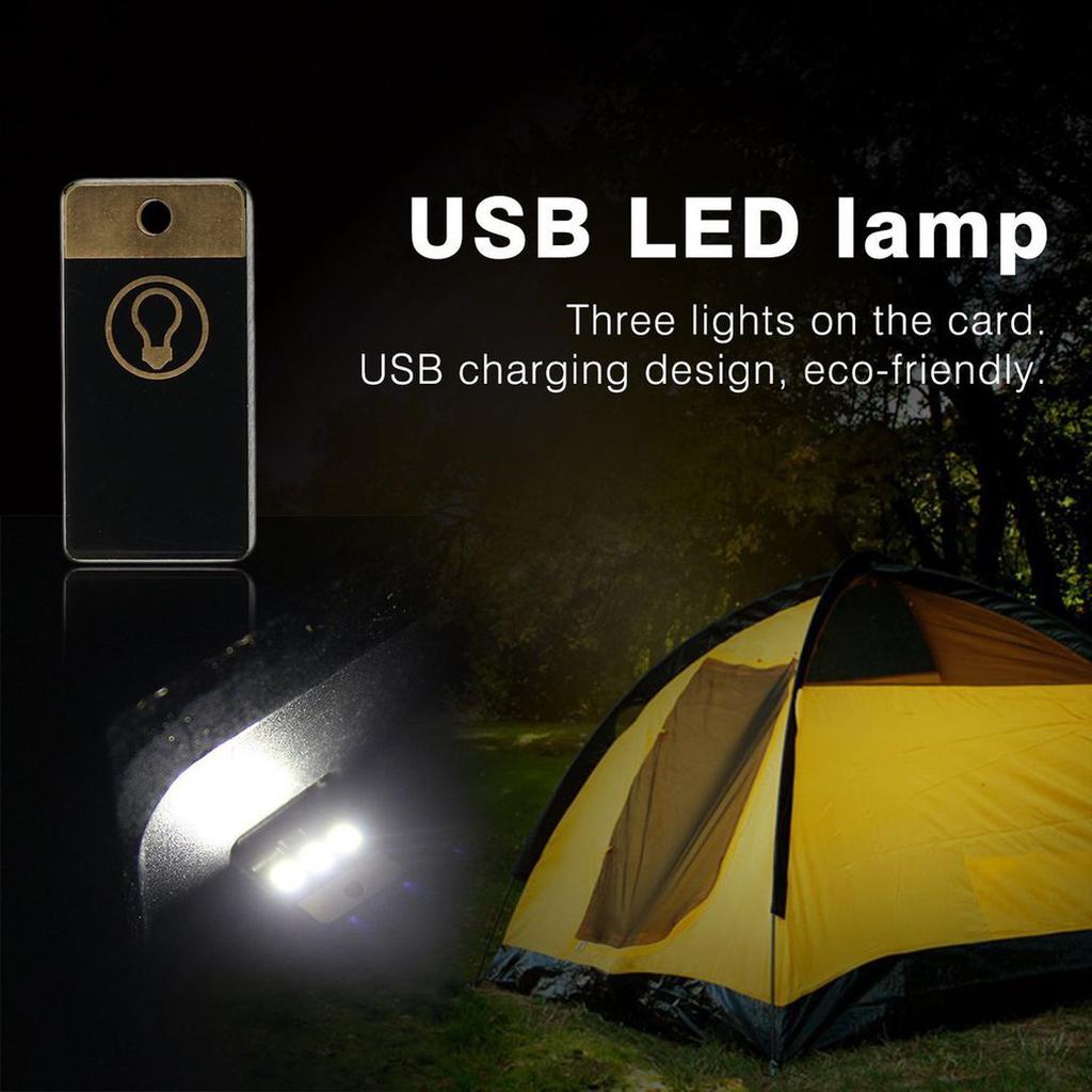 Buy CIMWA 2016 Mini USB Power LED Light Pocket Card Lamp Portable Night Camp H at affordable ...