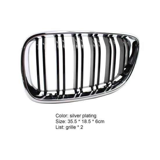 Buy 2Pcs Front Grill Heat-resistant Easy Installation Lightweight ...