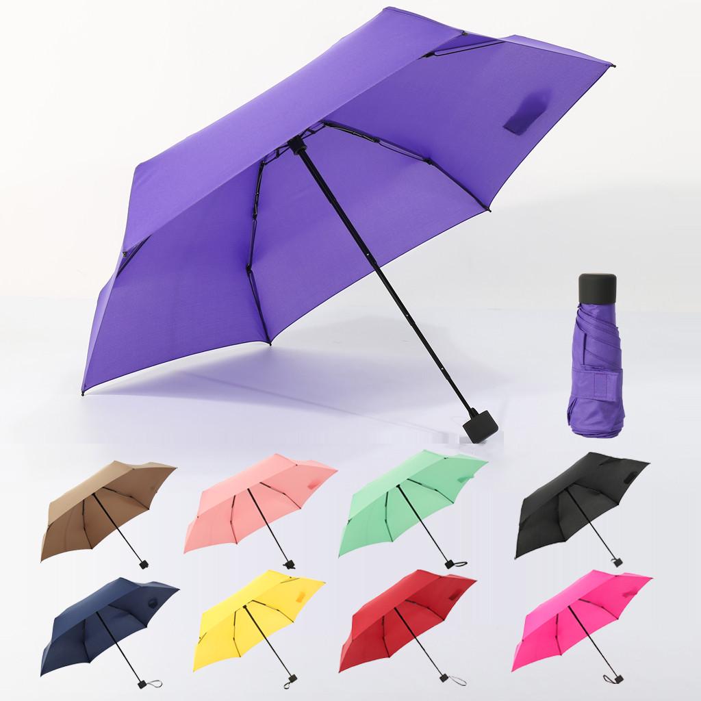 Buy Mini Pocket Compact Umbrella Sun Anti UV 5 Folding Rain Windproof ...