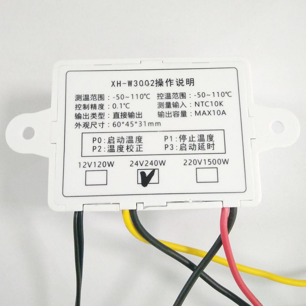 Buy XH-W3002 220V Digital LED Temperature Controller Thermostat Probe ...