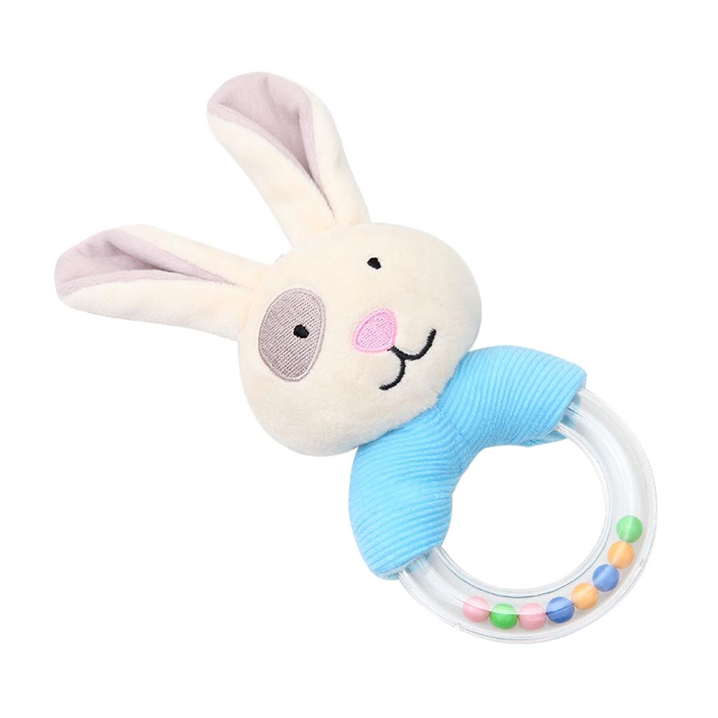 Buy [SV] Cute Baby Rattle Rabbit Plush Baby Cartoon Baby Toy Education ...