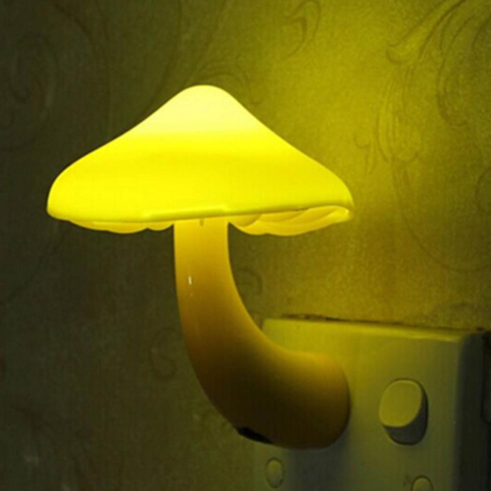 Buy US Plug Intelligent Cute Mushroom LED Lamp Nigh Light Decoration ...