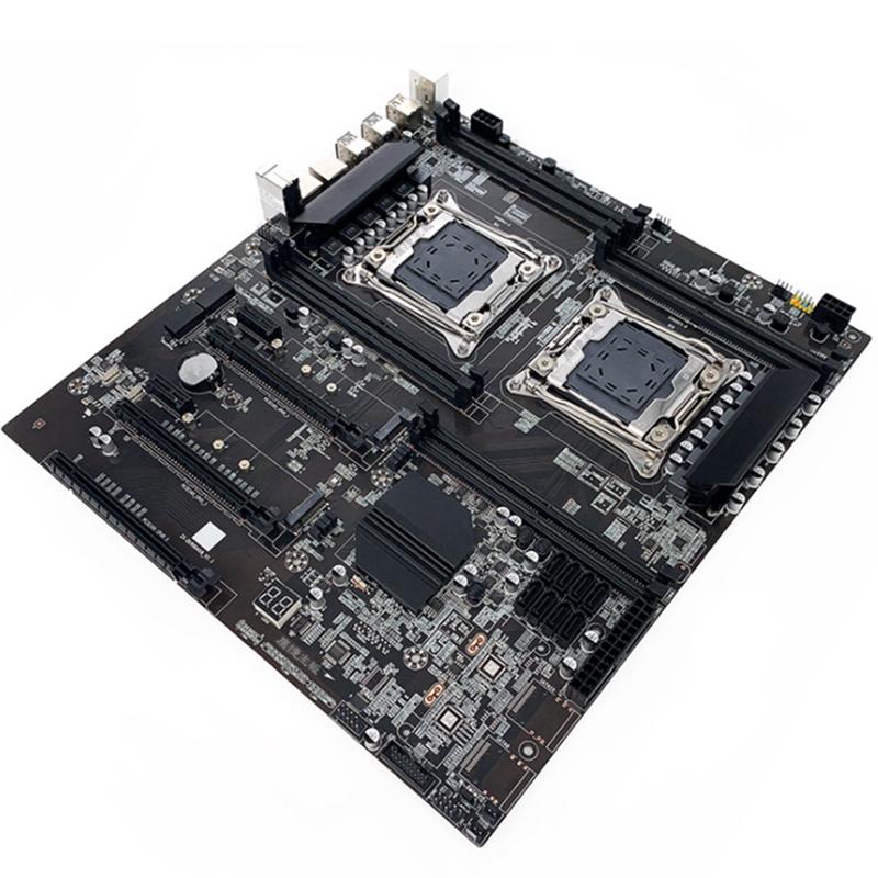 Cheap X99 Motherboard Dual-Socket LGA 2011-3 with Intel E5-2680 V3 CPU ...