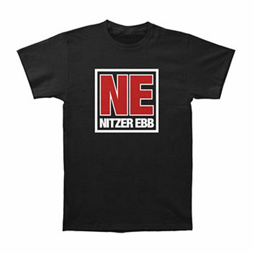 Buy Nitzer Ebb Mens Ne Logo Slim Fit Summer T -Shirt Cotton Men 'S T ...
