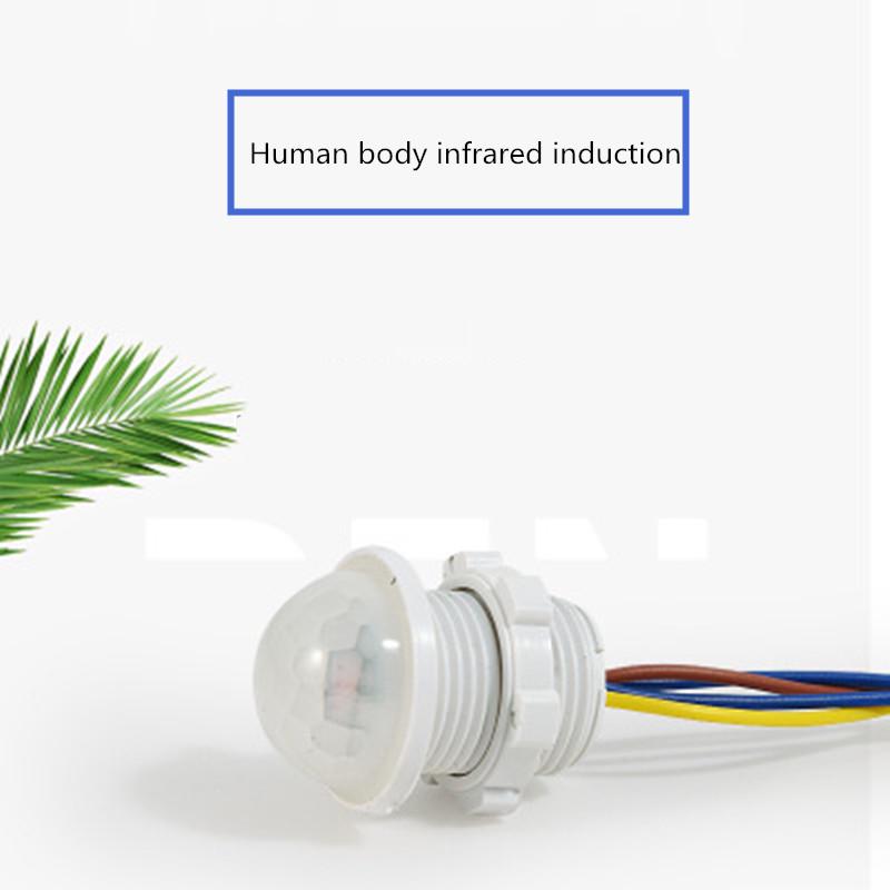 Buy 10W 110-240V Home Corridor Infrared Induction Optically Controlled ...