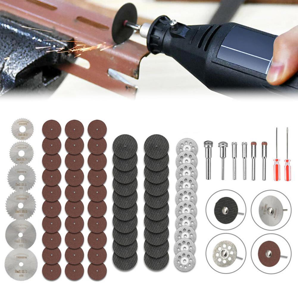 Buy 74Pcs Rotary Tool Mini Cutting Discs Sets Wheel Blades Metal Cut ...