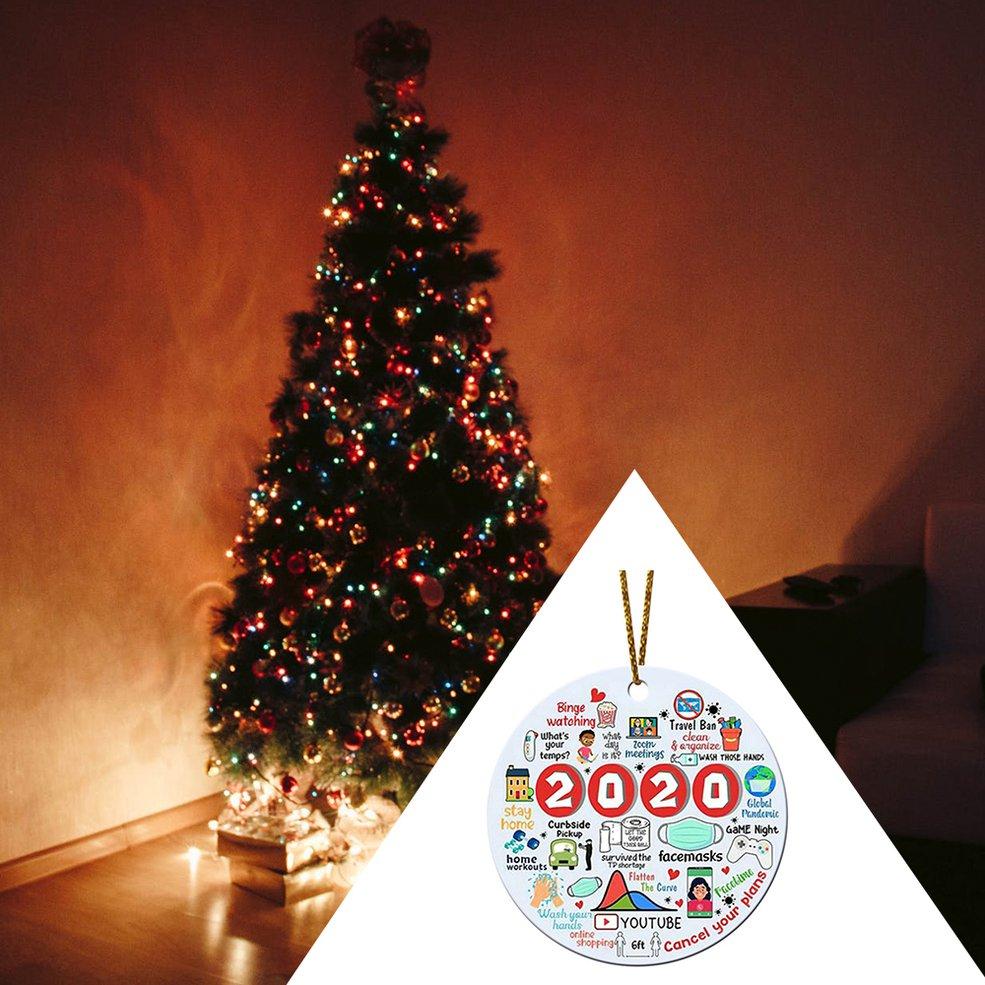 Buy KC Christmas Decoration Pendant 2020 Event Souvenir Survived Family ...