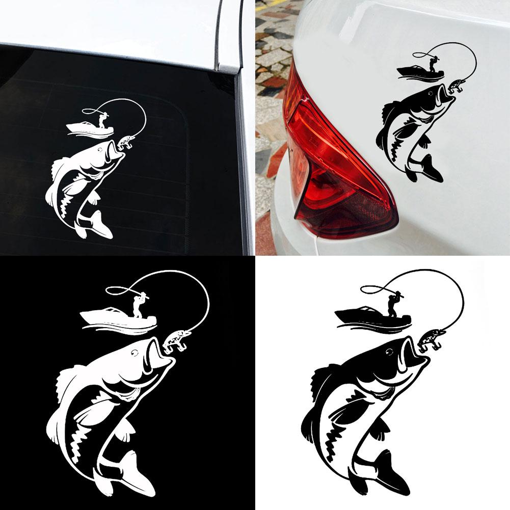Buy Car Exterior Decor Funny Fishing Fisherman Fish Boat Car Vehicle ...