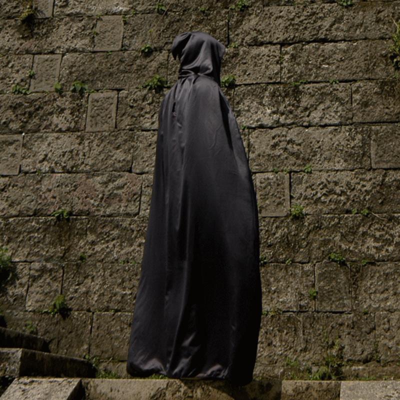 Halloween Costume Cos Adult Children Unisex Magic Cloak Wizard Robe ...