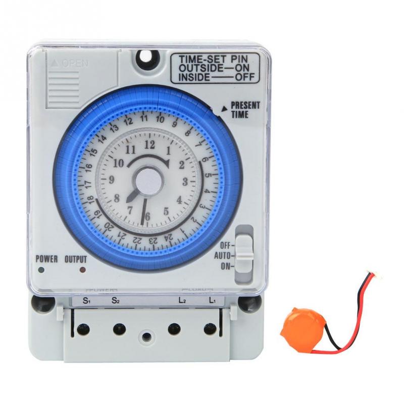 Buy TB388 Mechanical Timer 15 Minutes 24 Hours Time Switch Relay AC220V ...