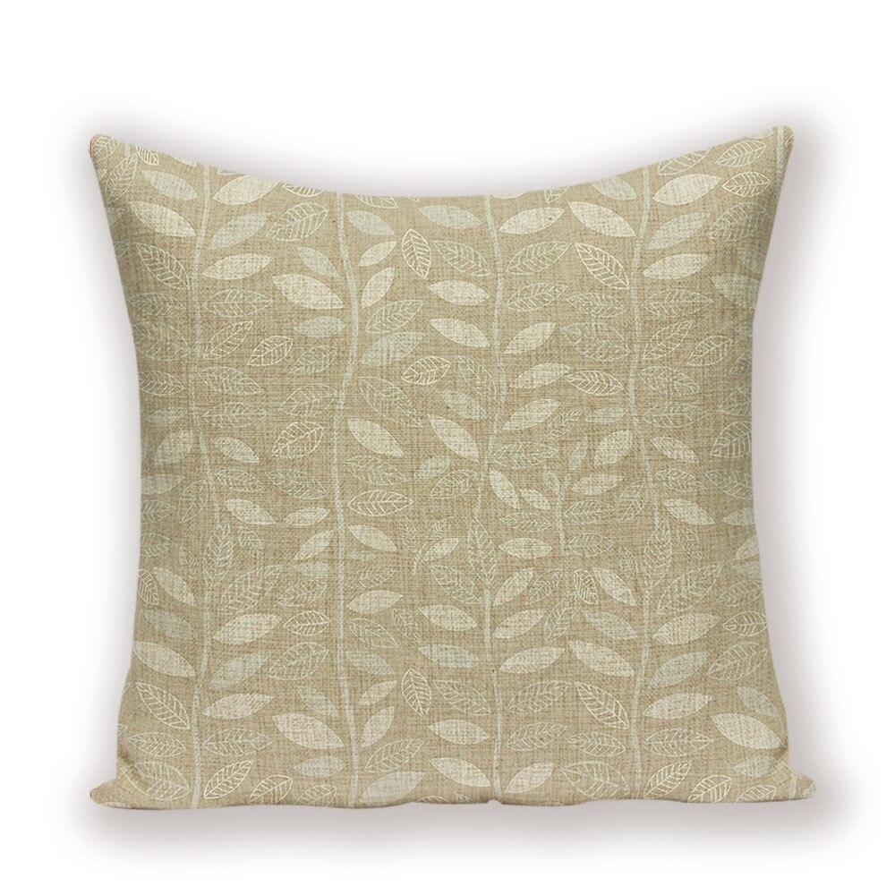 Satın alın Tropical Leaf Cushion Cover Spring Plant Leaf Pillows Covers ...
