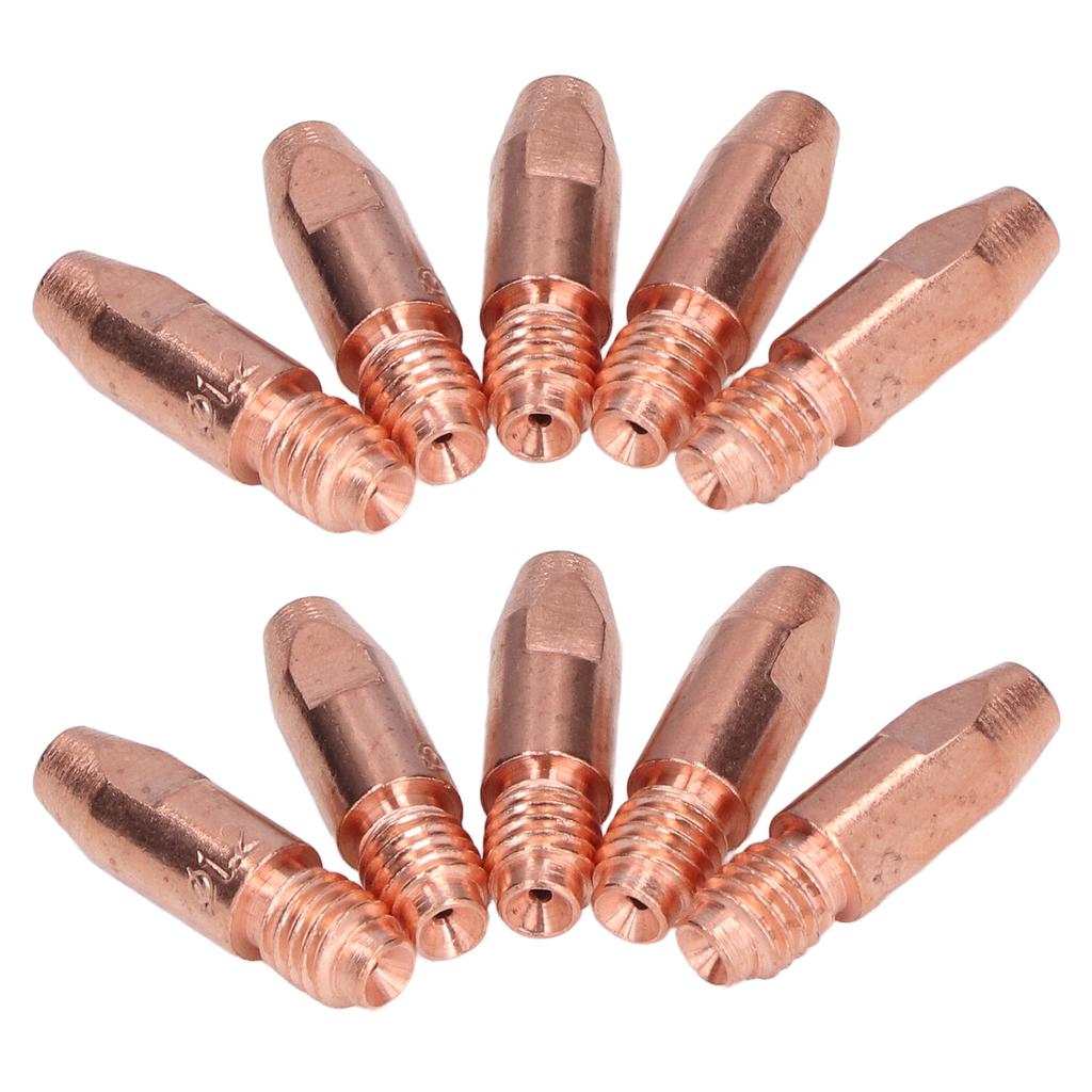 10Pcs Contact Tip Copper Conductive Tips Replacement Welding Torch ...