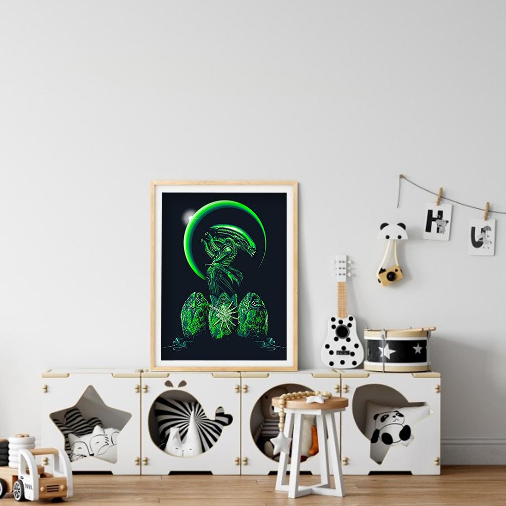 Cheap 5D DIY Aliens Square Diamond Diamond Painting Kit Rhinestone Art ...