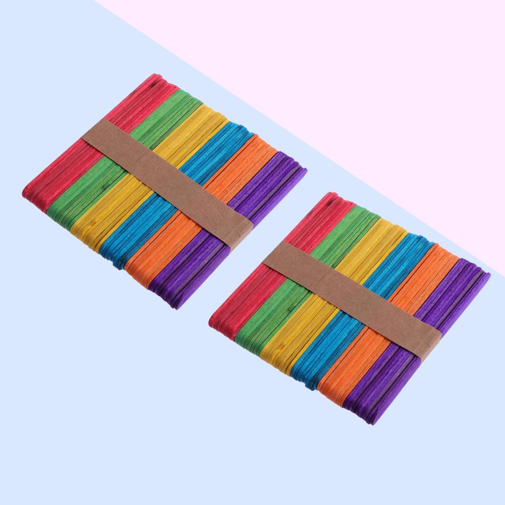Colorful Popsicle Sticks Ice Cream Popsicle Sticks for DIY Projects ...