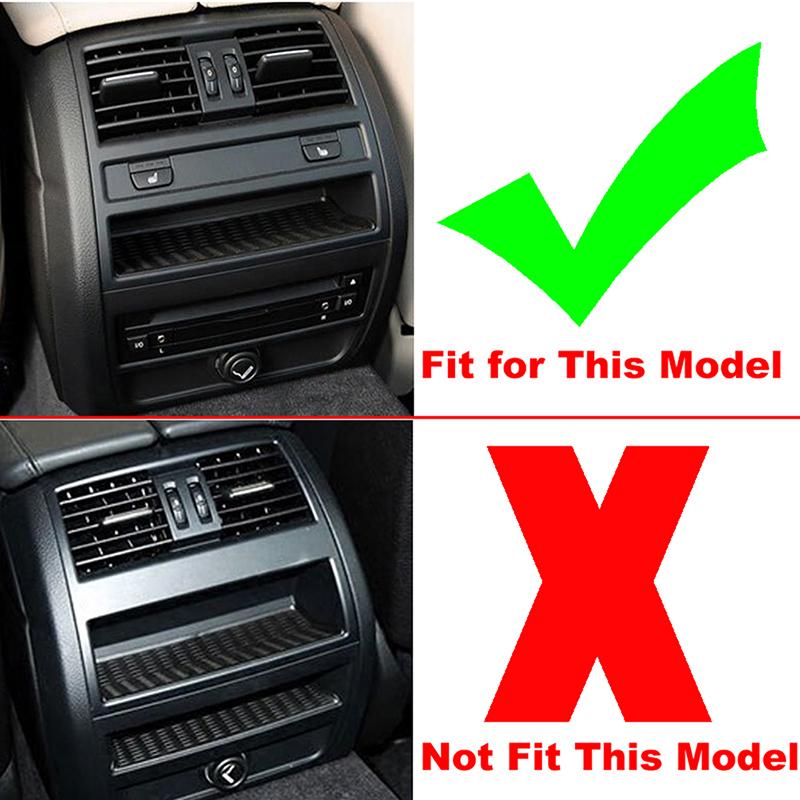 Kjøp Black Car Rear Row Center A/C Outlet Bezel Frame 51169206789 For ...