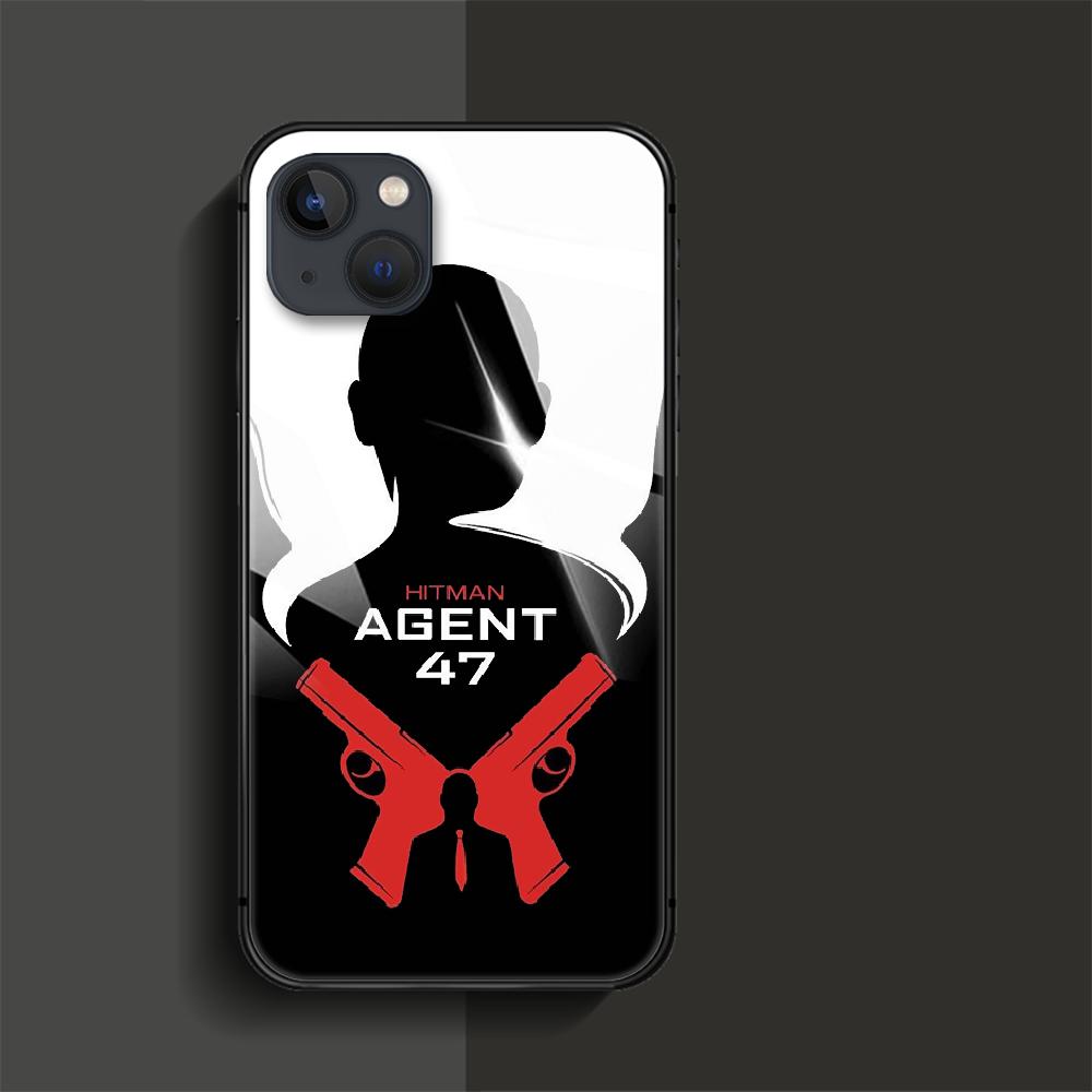 Buy Hitman Agent 47 Game Mobile Cases & Covers Glass Cell Phone Case ...