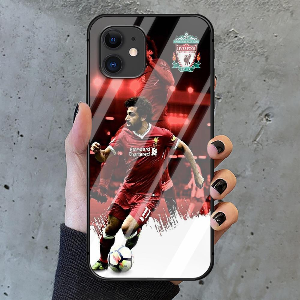 Buy Football Mohamed Salah Tempered Glass Phone Case Cover For IPhone 6 ...