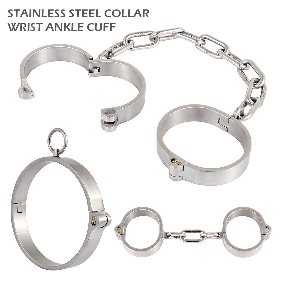 Buy Adult Toys Stainless Steel Foot Lock Cuff Ankle Cuffs at affordable ...