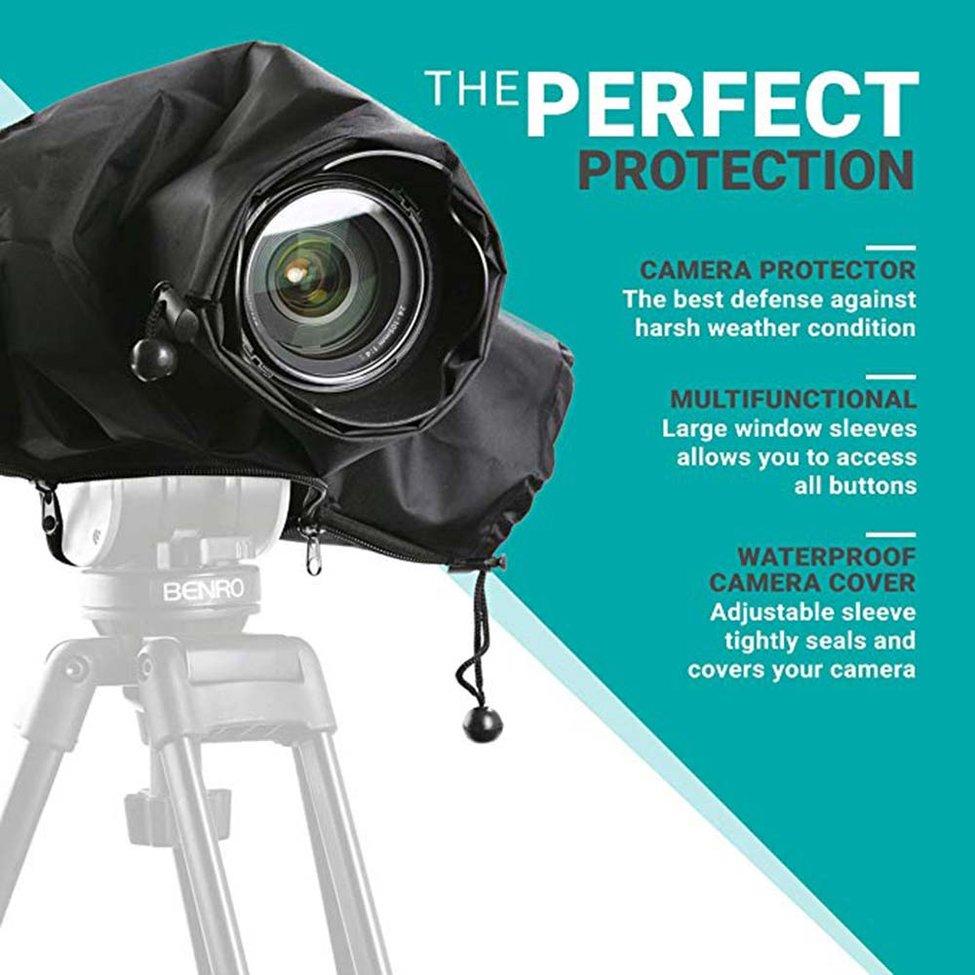 Buy GEEE DSLR Telephoto Lens Protectors Camera Rain Cover Dustproof ...