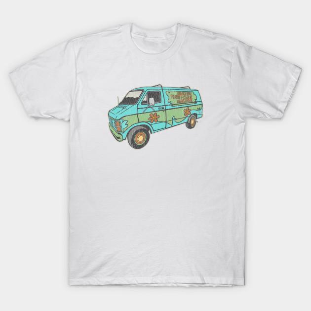 Buy T Shirt Women Mystery Machine Harajuku Print Kawaii Tshirt Summer ...