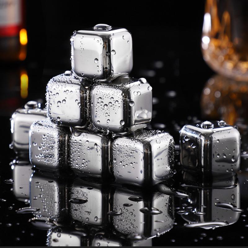 Buy Stainless steel ice food quick-frozen ice wine set metal ice grain ...