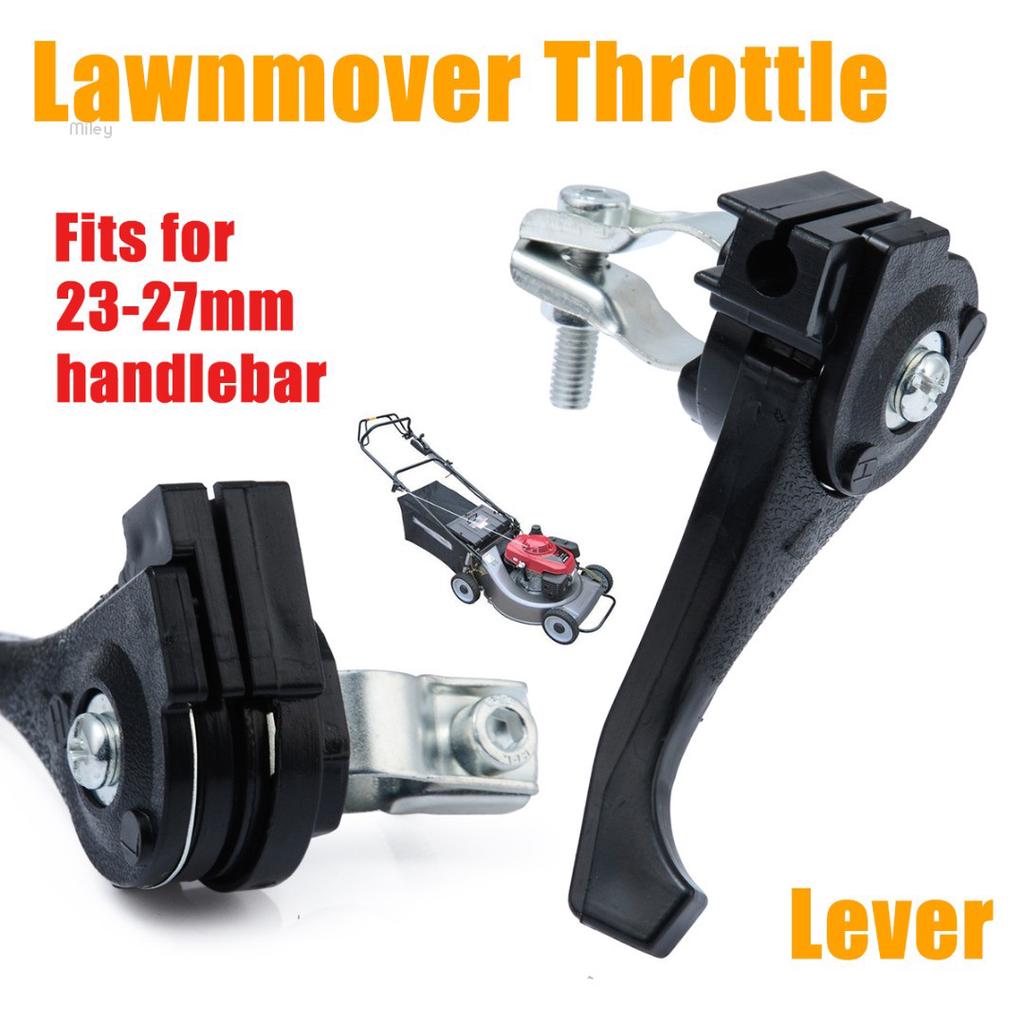 Idl Universal Black Lawnmover Throttle Lever For 23mm - 27mm Lawn Mower ...