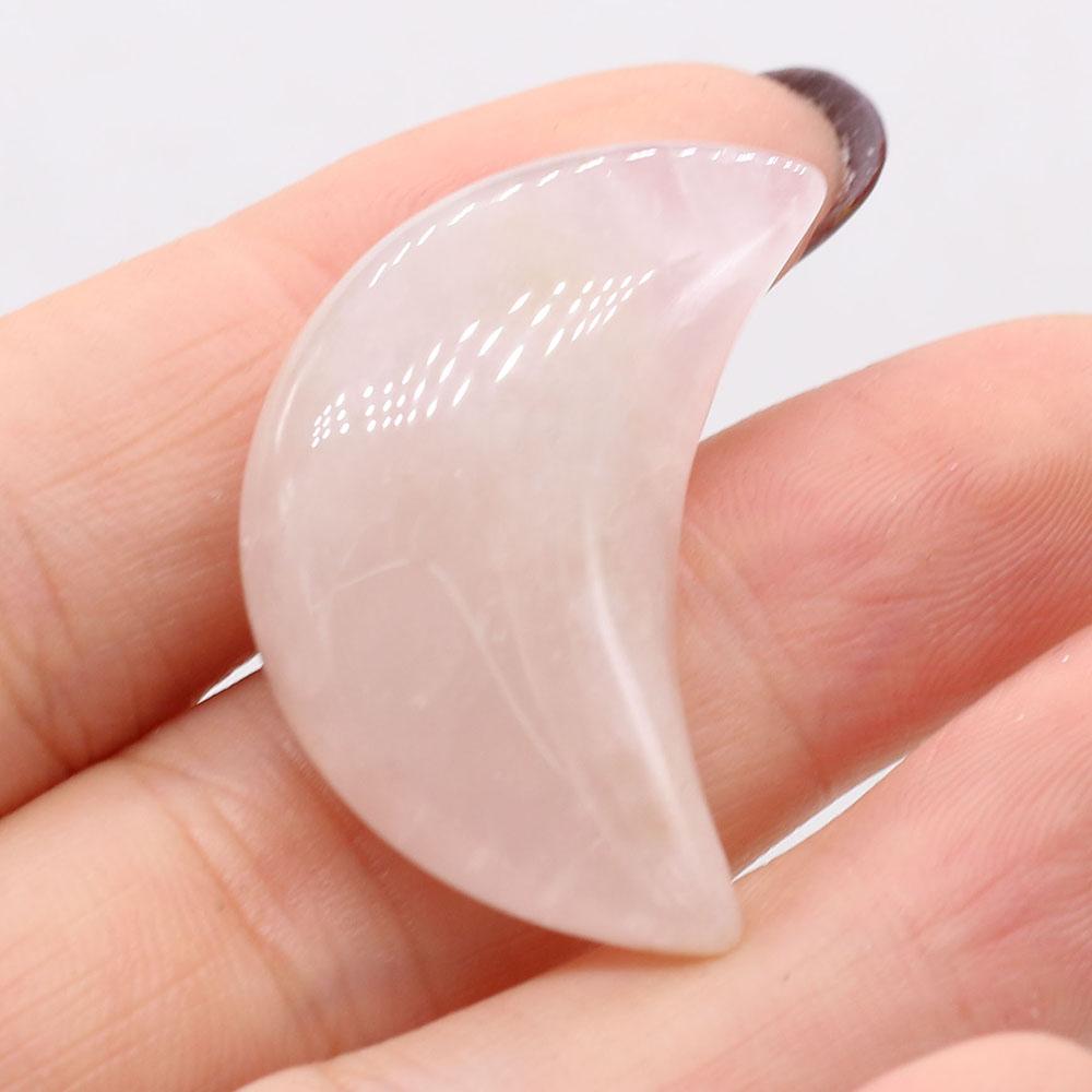 Натуральный полудрагоценный камень, предметы интерьера, форма луны ...