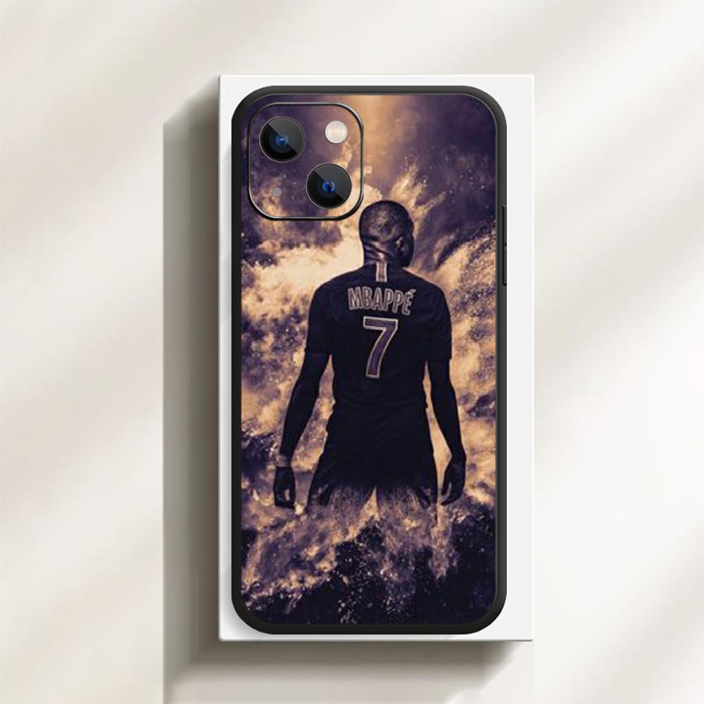 Buy Kylian Mbappe Football Soccer Soft Phone Case Cover For IPhone ...