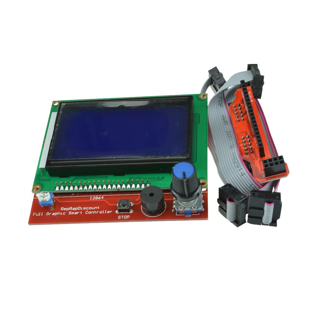 Buy 12864 LCD Graphic Smart Display Controller Board with Adapter Cable ...
