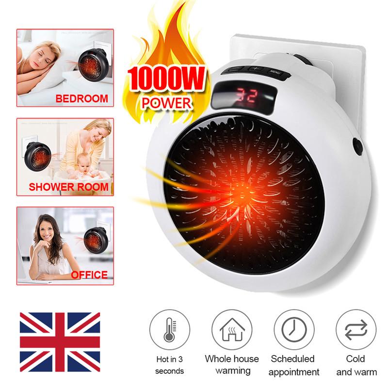 Buy Small Electric Fan Heater Potable Home/Office Heater Without Remote ...