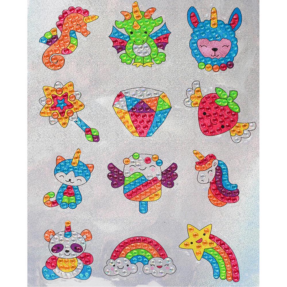 Beginners Children Sticker Drawing Tool Diamond Draw Art Learn Diamond ...