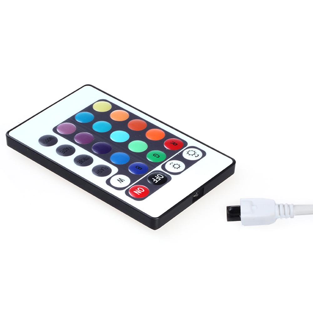 Buy Mini DC12V 6A 24 Key IR Remote Controller Receiver For 5050 3528 ...
