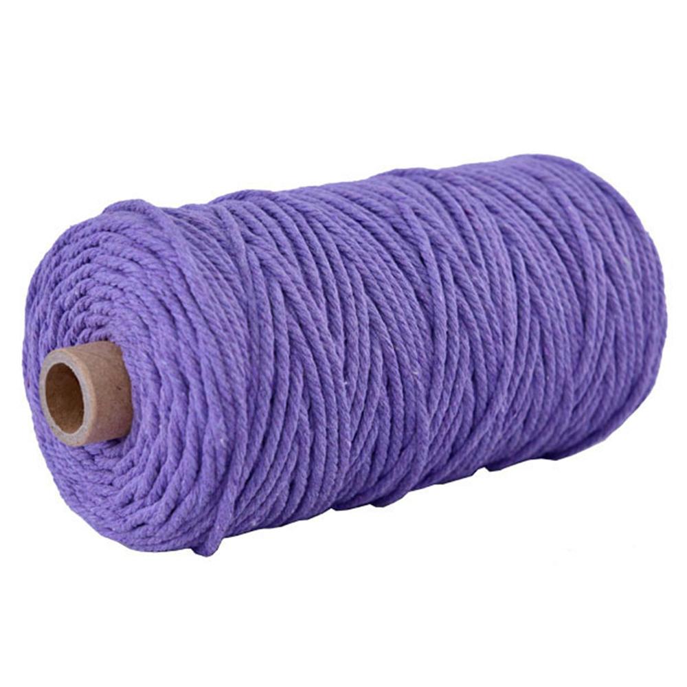Roll Colorful Rope DIY Hand-woven Cotton Thread Cord Woven Tapestry ...