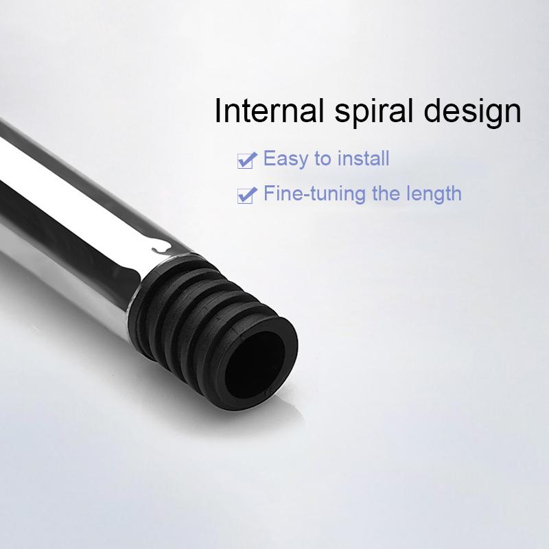 Spring Loaded Telescopic Pole Rail Tension Rods Adjustable Rail ...